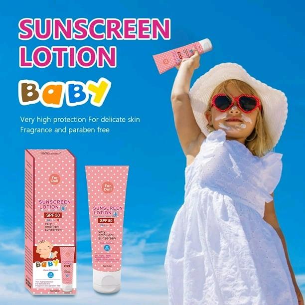 50ml Baby Kids Sunblock Cream SPF50 for Facial Body Sunscreen - TikTok ...