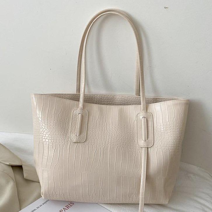 TOTE BAG JOANA/ TAS WANITA CROCO/TAS CROCO FASHION WANITA SIMPLE - Shop ...