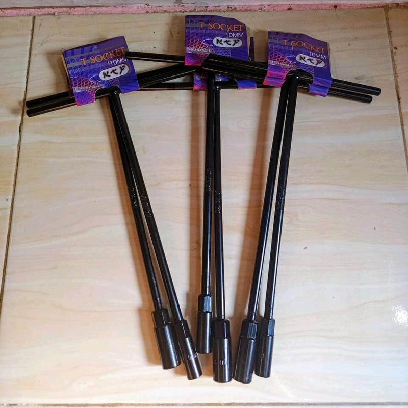 KTP Kunci T 10 mm Hitam - Kunci Sock T Hitam 10 mm Sekelas Tekiro ...