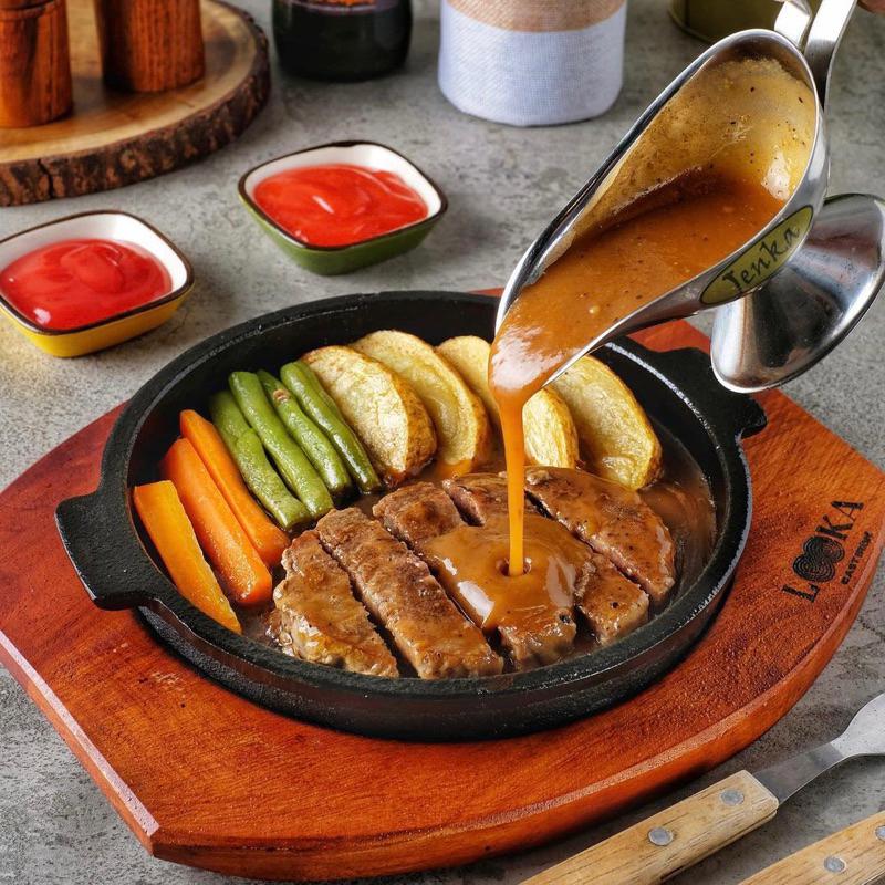 Looka Cast Iron Hot Plate Steak / Piring Steak Bulat D 18 cm - Shop ...