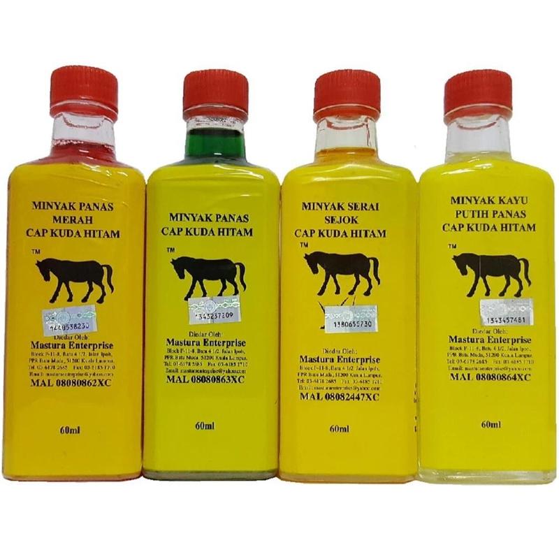 Minyak Panas Cap Kuda 60ml(Original) koko oil 1bottle - TikTok Shop ...