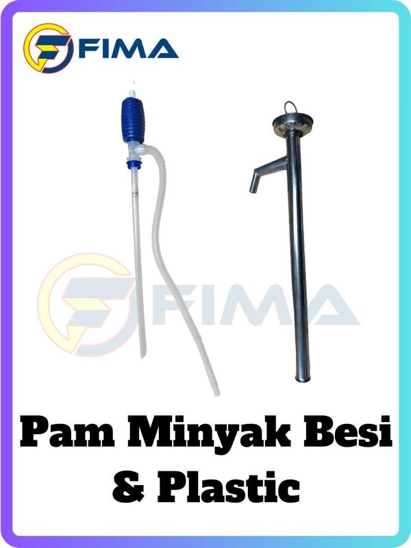 Pam Minyak / Oil Pump (Plastik & Besi ) / Hand Siphon Pump Hose ...