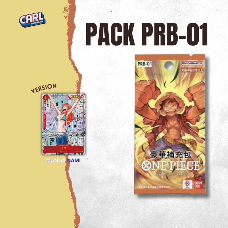 PACK PRB-01 ONE PIECE TRADING CARD GAME MANGA NAMI - TikTok Shop Malaysia
