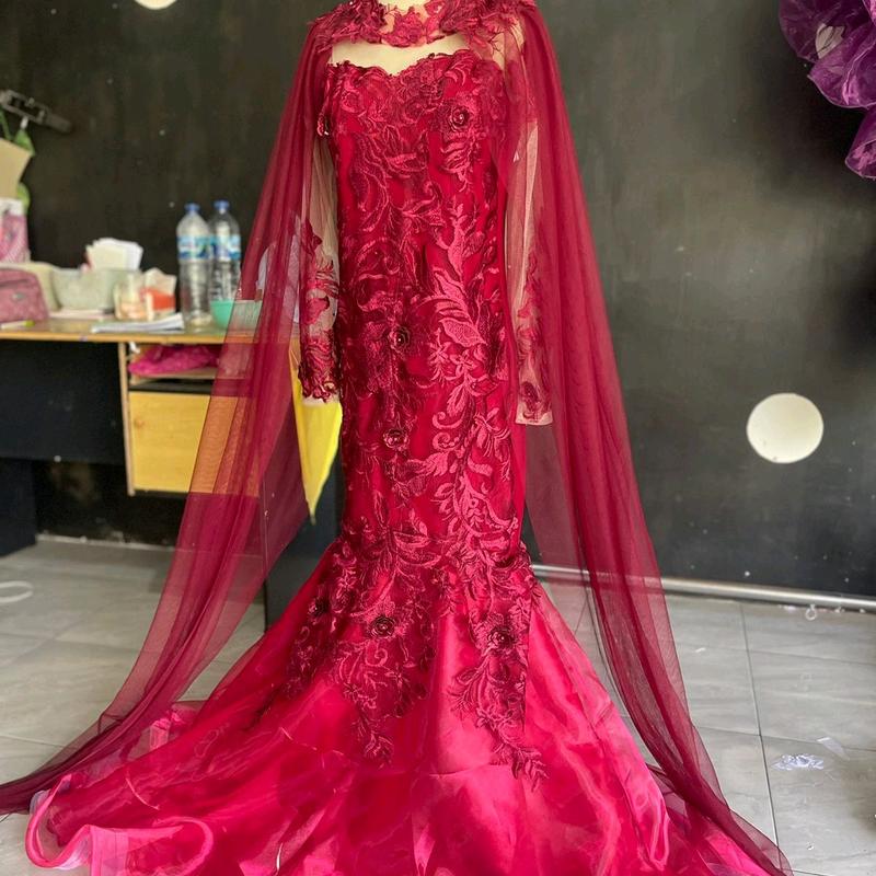 longdres duyung mermaid pemgantin Gaun - Shop | Tokopedia