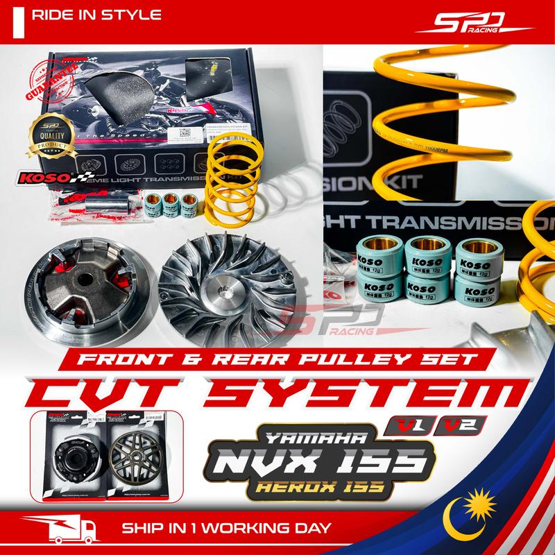 NVX CVT Pulley Kit / Front & Rear / Extreme Light Transmission - TikTok ...