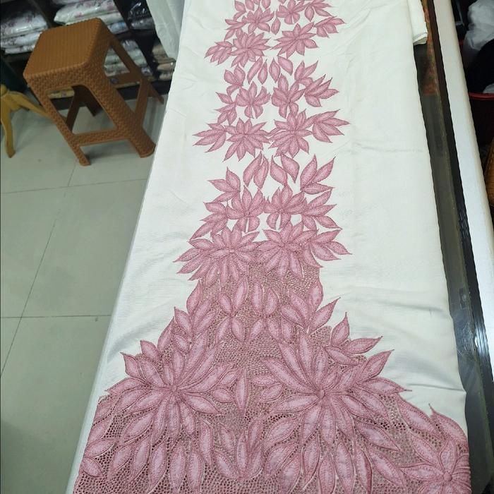 Jual Bahan gamis bordir manual , bordir khas bukittimggi - Maron - Kota ...