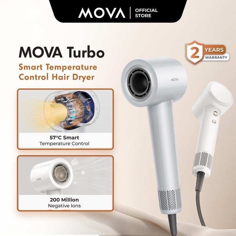 New Launch | MOVA Turbo Smart Temperature Control Hair Dryer - TikTok ...
