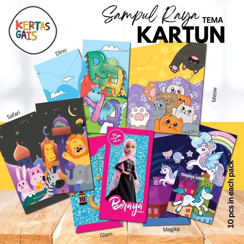 Sampul Duit Raya Kartun 2024 Kertas Art Paper 128 gsm - Stationery ...