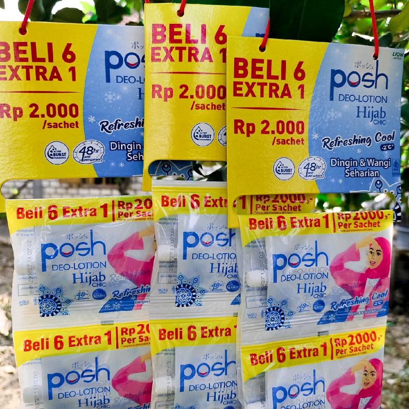 1 renteng Deodorat posh isi 14 sachet kemasan 2000an Deodorant - Shop ...