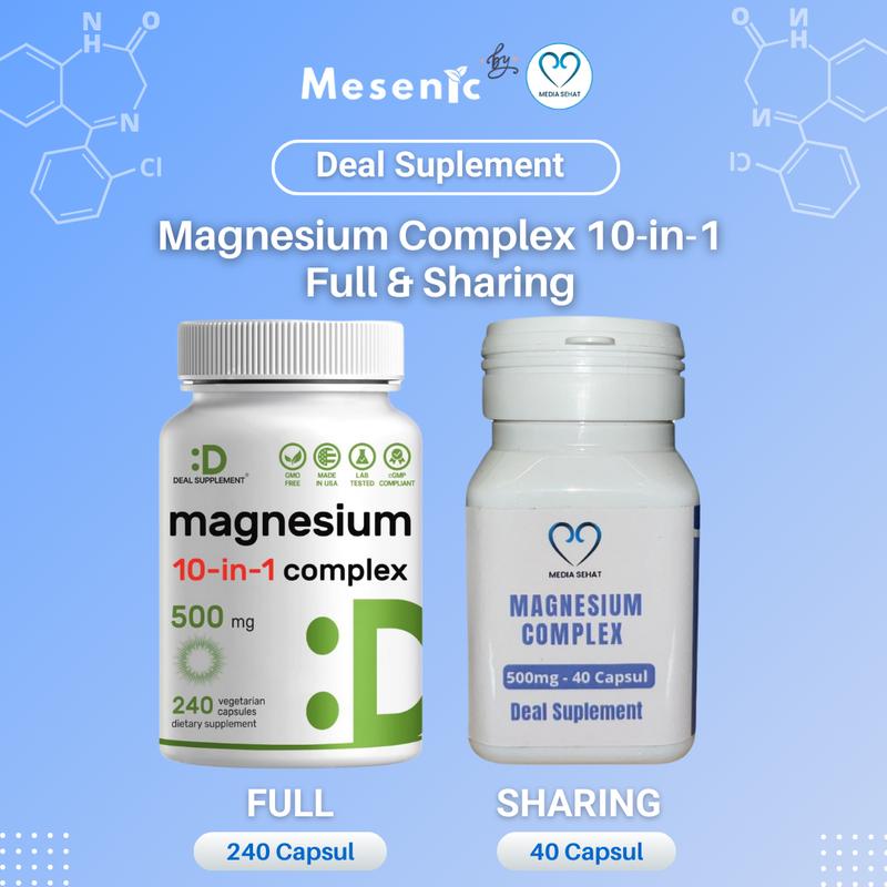 Deal Supplement Magnesium 10 in 1 Complex 500 mg - Shop | Tokopedia