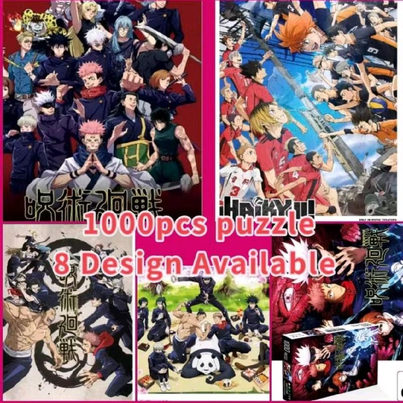 1000pcs Anime Adult Puzzle Jigsaw Puzzle Jigsaw Puzzle - TikTok Shop ...