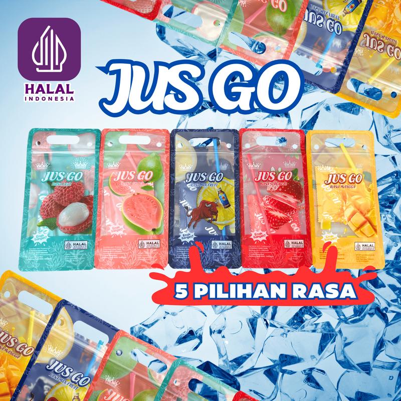 COD JUS GO Jus Buah 12pcs (5 Rasa) – Rasa Buah Asli, Pouch Minuman ...