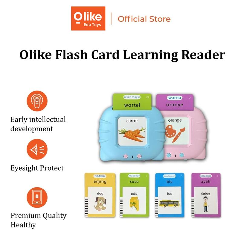 Olike Flash Card Learning Reader / Bahasa Indonesia&English - Shop ...