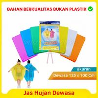 Jual Jas Hujan Bahan Silikon - Jas Hujan Tebal Dewasa Ponco Terusan ...