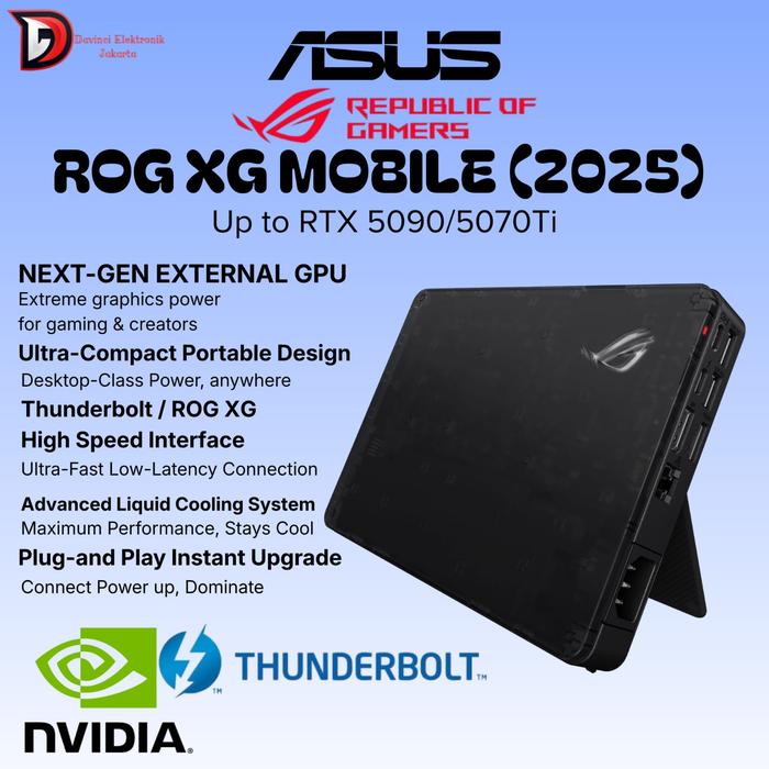 Jual ASUS ROG XG MOBILE 2025 EXTERNAL GPU RTX 50 SERIES - Jakarta Utara ...