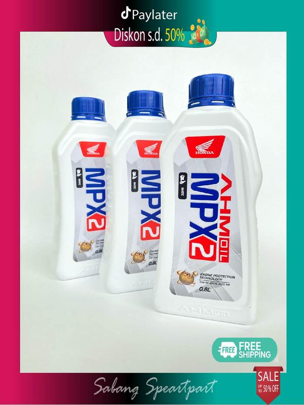 (HARGA ISI 3BOTOL) - OLI MPX2 MATIC 800ML 10W-30 API SL JAS - Shop ...
