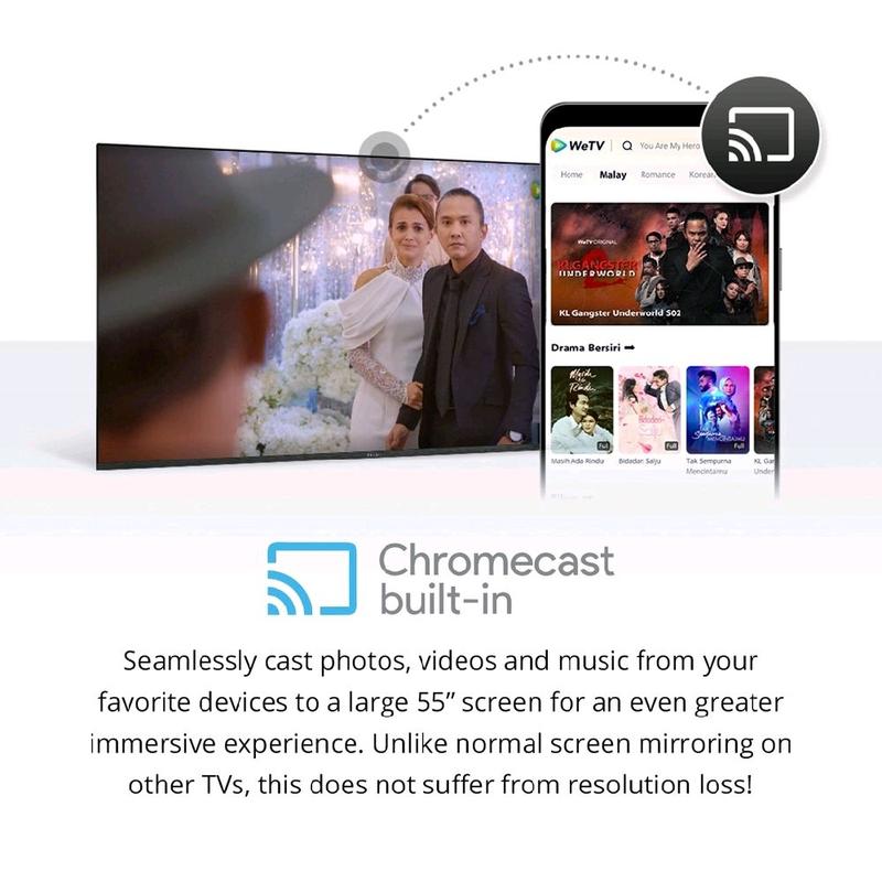 Smart TV 4K UHD Android 12.0 Android screen TV screen Google/Netflix ...