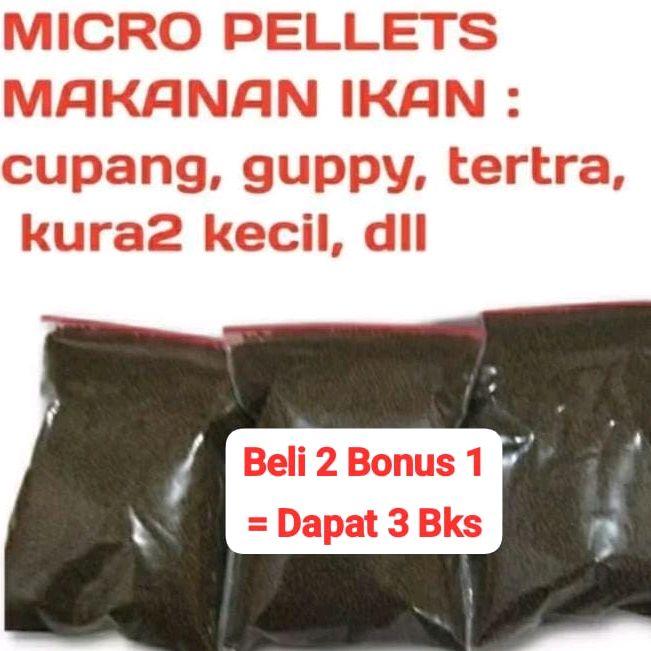DAPAT 3 BUNGKUS MICRO PELLET PF 500 PUR PELET IKAN SEGALA JENIS - Shop ...