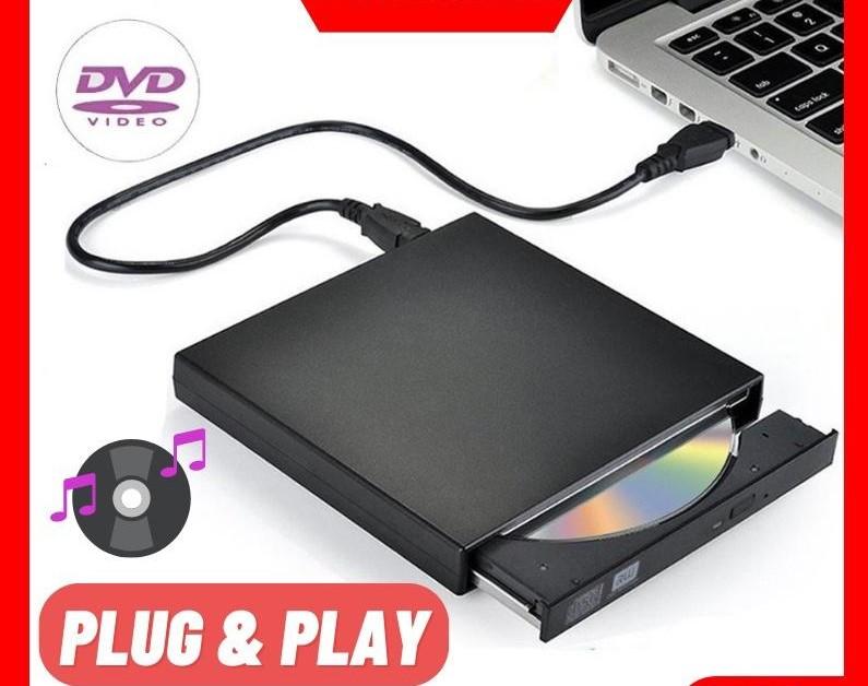 External CD DVD Drive USB Slim Portable External DVD Player DVD ...