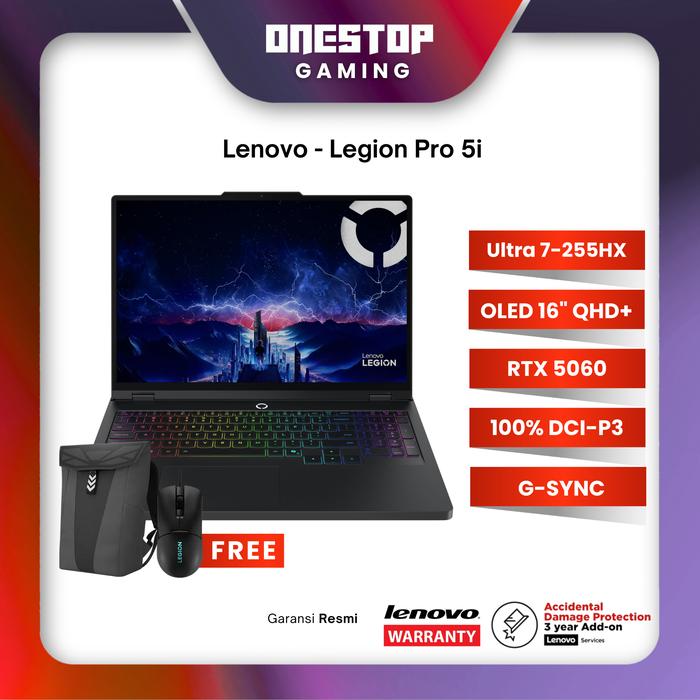 Promo Lenovo Legion Pro 5i Intel Core Ultra 7-255HX RTX 5060 16GB RAM ...