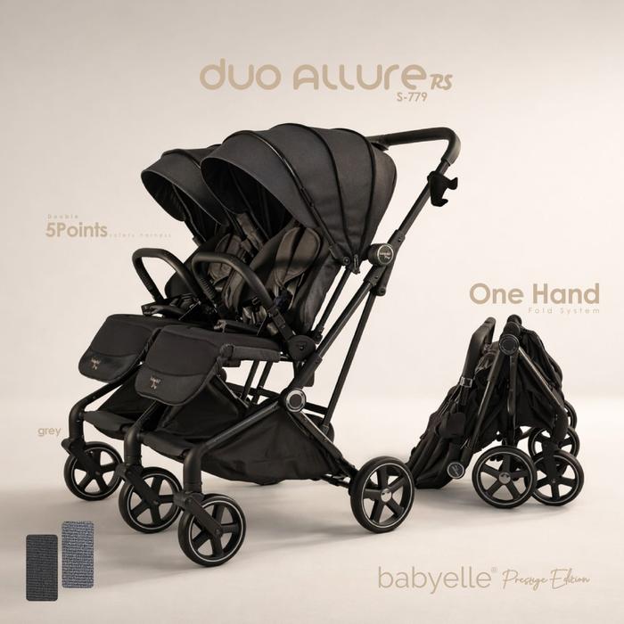 Jual Babyelle Duo Allure RS Stroller Bayi Kembar Kereta Dorong - Kota ...