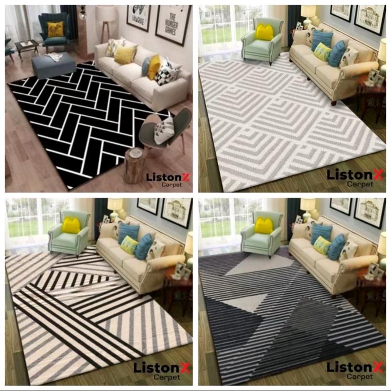ListonX Carpet Viral Desain Baru Ready Stock | Stripe Patter - TikTok ...
