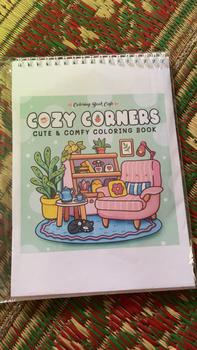 Cozy Corners Cute And Comfy Coloring Book Coco Wyo - Buku Mewarnai ...