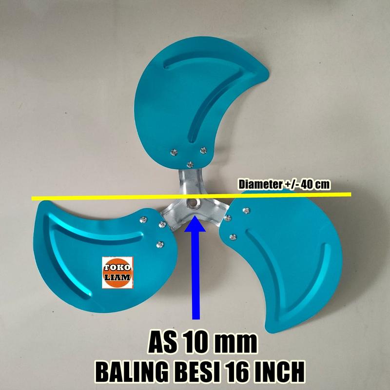 BALING BESI KIPAS ANGIN 18 INCH AS 10 MM UMUM RRT TORNADO MODEL KUNCIAN ...