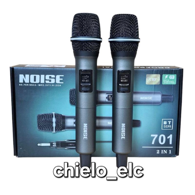 Noise Mikrofon Wireless Noise 701 BT & Mic WR-802 dengan Receiver Bisa ...