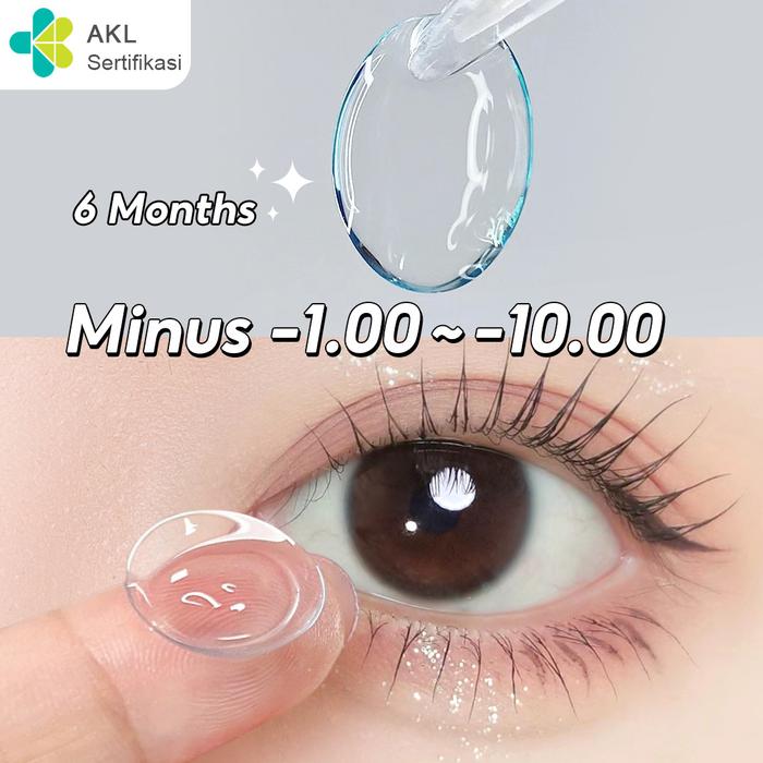 Promo (-1.00 s/d -10.00) Magister Softlens Minus Bening 14.0MM Lensa ...