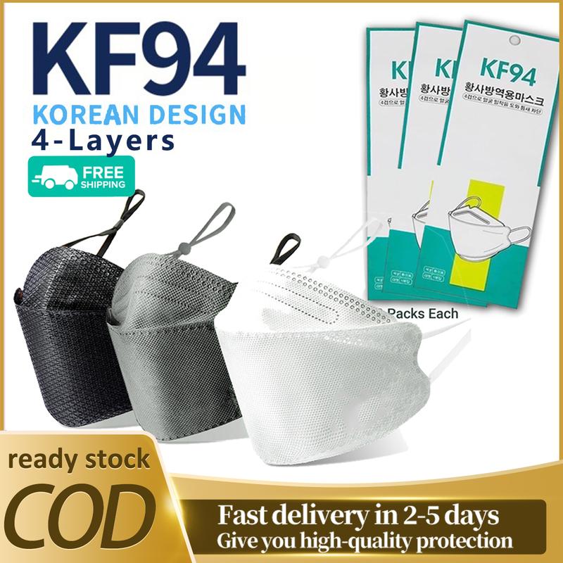 KF94 50PCS/100PCS Washable KN95 Facemask 4 layer Dust Facemask - TikTok ...