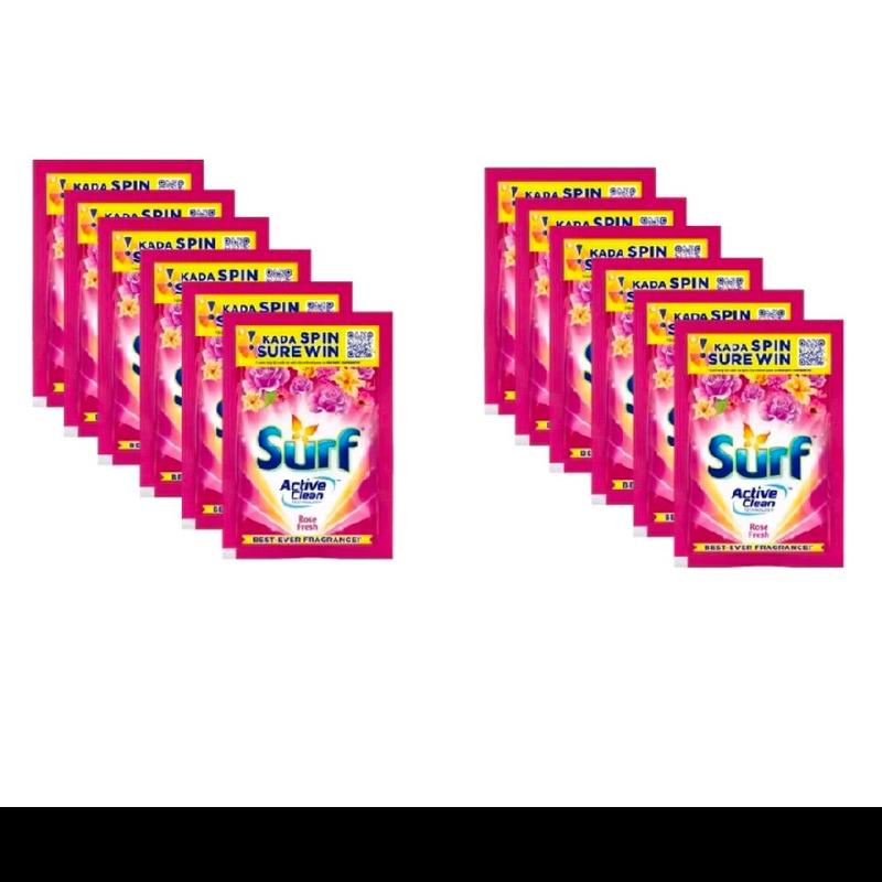 Surf Active Clean Powder Detergent Rose Fresh 6X 65g Laundry - TikTok ...