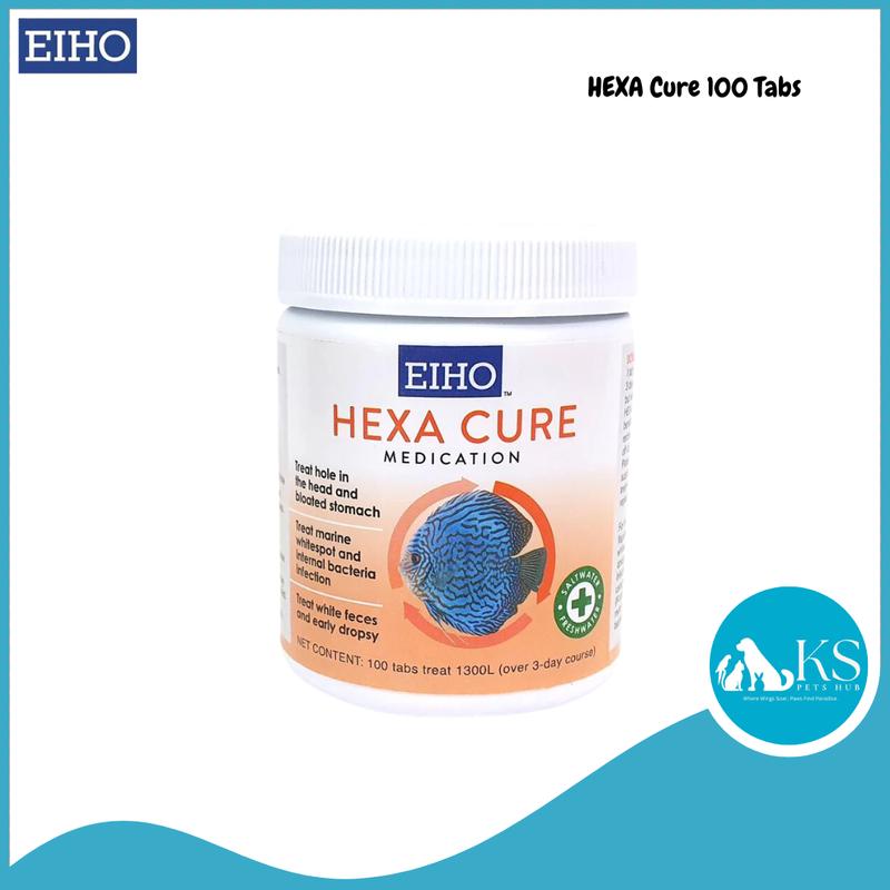 EIHO HEXA Cure 100 Tabs for Fish & Aquatic Pets - TikTok Shop Singapore