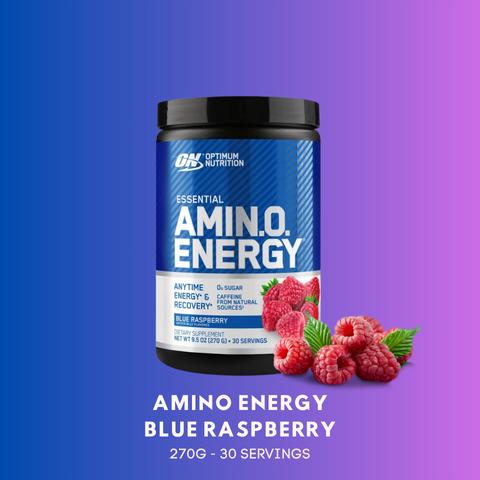 Optimum Nutrition Amino Energy Blue Raspberry, 270g - TikTok Shop Singapore