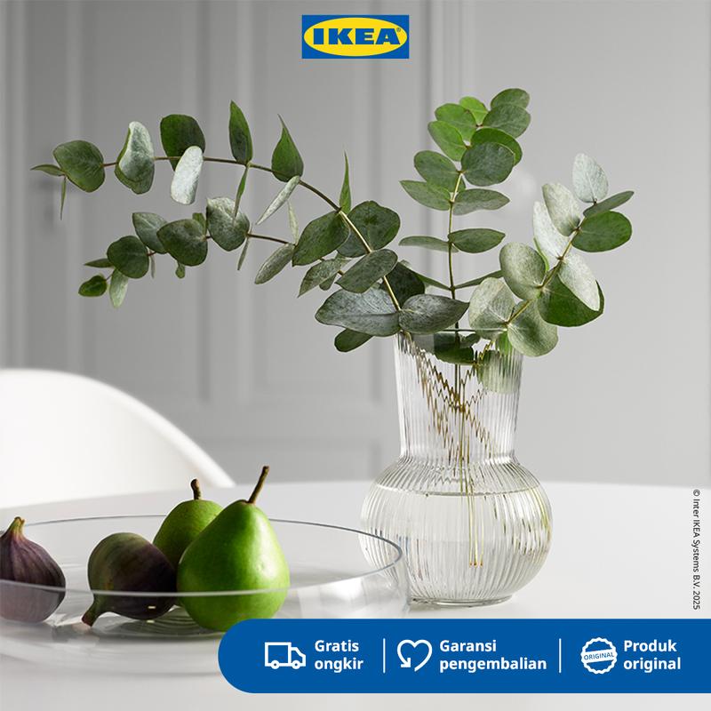 IKEA PADRAG Vas Bunga Kaca Dekorasi Meja 17cm - Shop | Tokopedia