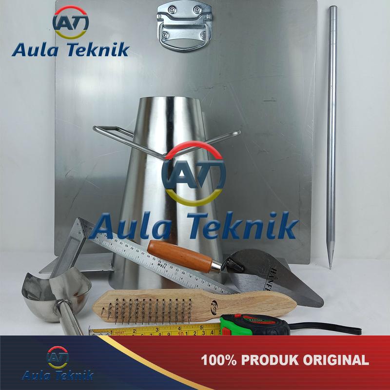 Slump Test Beton Stainless Steel & Alat Untuk Mengukur Tingkat ...