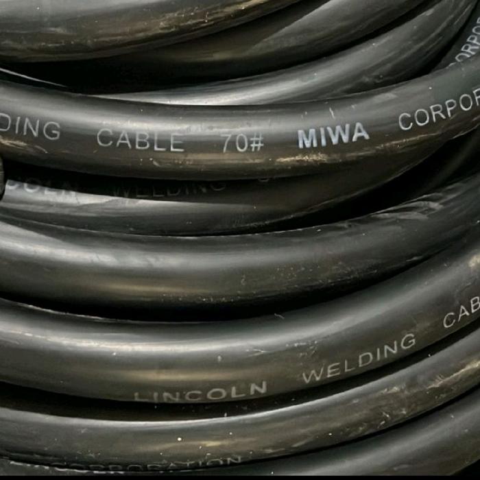 Jual Kabel Las 70 mm Welding Cable Lincoln Moswell / MIWA Hitam BLACK ...