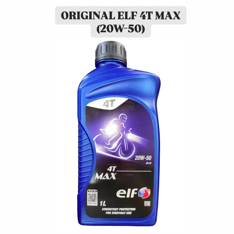 ELF 4T MAX 20W-50 ELF MAX MOTORCYCLE MINYAK HITAM ENGINE OIL - TikTok ...