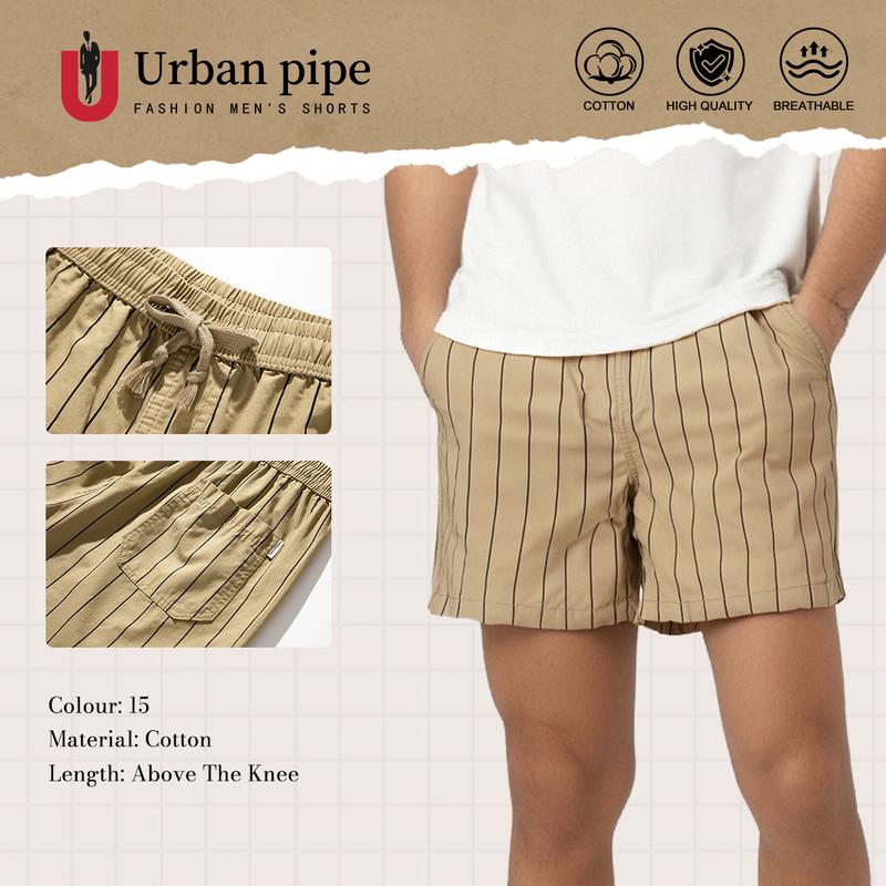 URBAN PIPE Soft Unisex Above The Knee Mens Plain Summer Shorts - TikTok ...