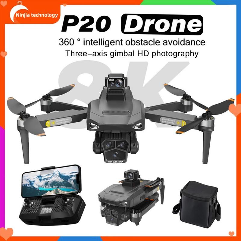 [New] P20 Pro HD Aerial Photography Drone Three-axis Intelligent ...