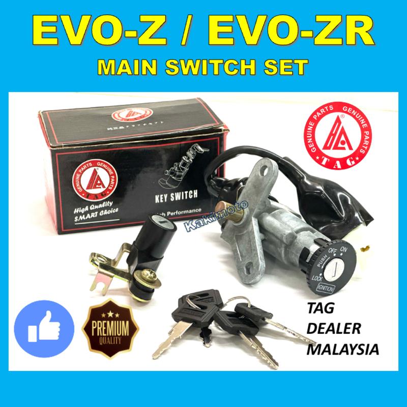 DEMAK EVO Z MAIN SWITCH SET EVOZ KEY SET EVO SUIS ON OFF SET - TikTok ...