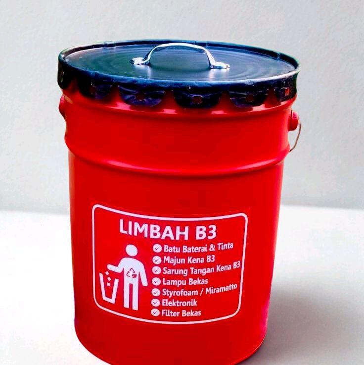 Tong Sampah Kaleng B3 25 Liter - Shop | Tokopedia