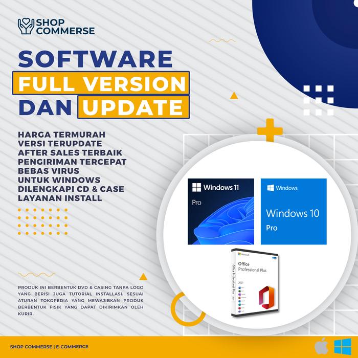Jual ORIGINAL ASLI Microsoft Windows 11 10 Pro dan Office 2021 ...