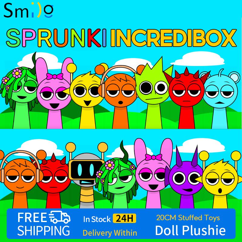 20CM Sprunki Incredibox Sprunki Doll Plushie Game Figure Toy - TikTok ...