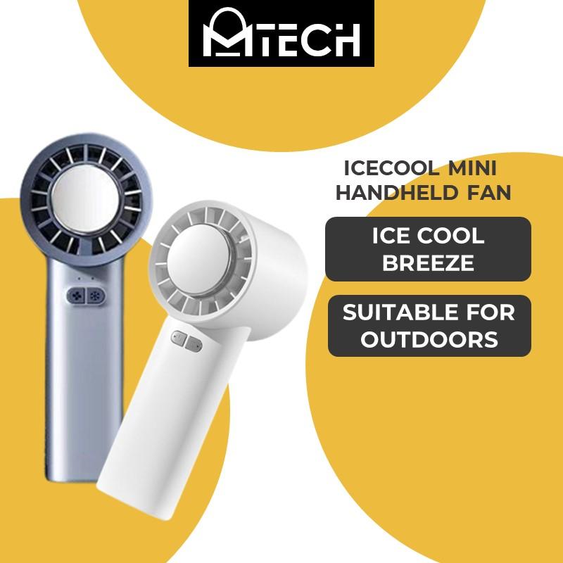 MTech IceCool Mini / IceCool MAX Handheld Fan with Stand Hook - TikTok ...