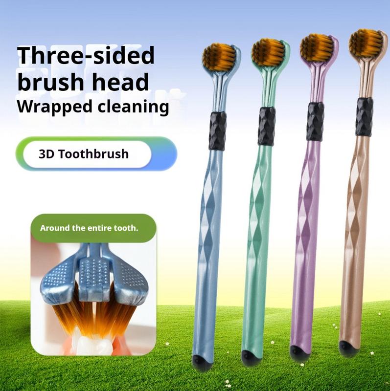 Adult Toothbrush Household Fine Thread Soft Hair Deep Cleaning - TikTok ...