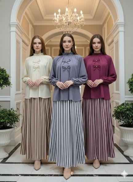 HAURA SET BLOUSE SKIRT CUTTING BALLOON MATERIAL PREMIUM MANGO BY HARIKA ...