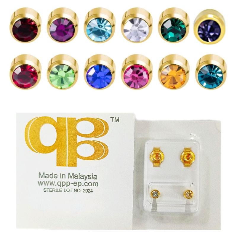 QPP Ear Piercing Earrings/Subang Tindik Emas 【 READY STOCK 】 - TikTok ...