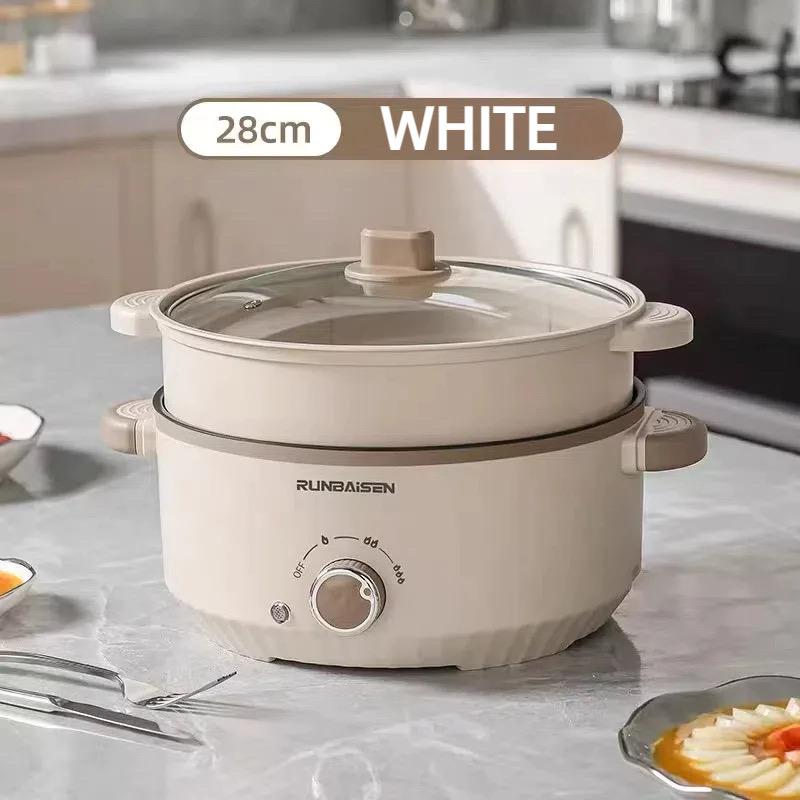 5l electric multi cooker with steamer Hot Pot Pot - TikTok Shop Malaysia