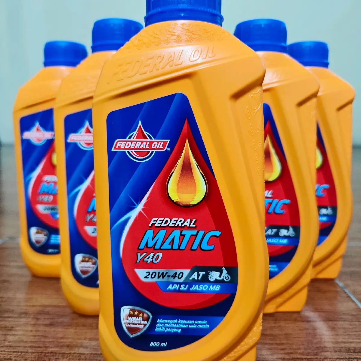 Oli motor matic Original FEDERAL Matic Y40 20W-40 0,8L - Shop | Tokopedia